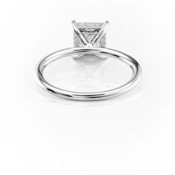 Jewelry | 3ct Square Radiant Cut Moissanite Solitaire Engagement Ring ...